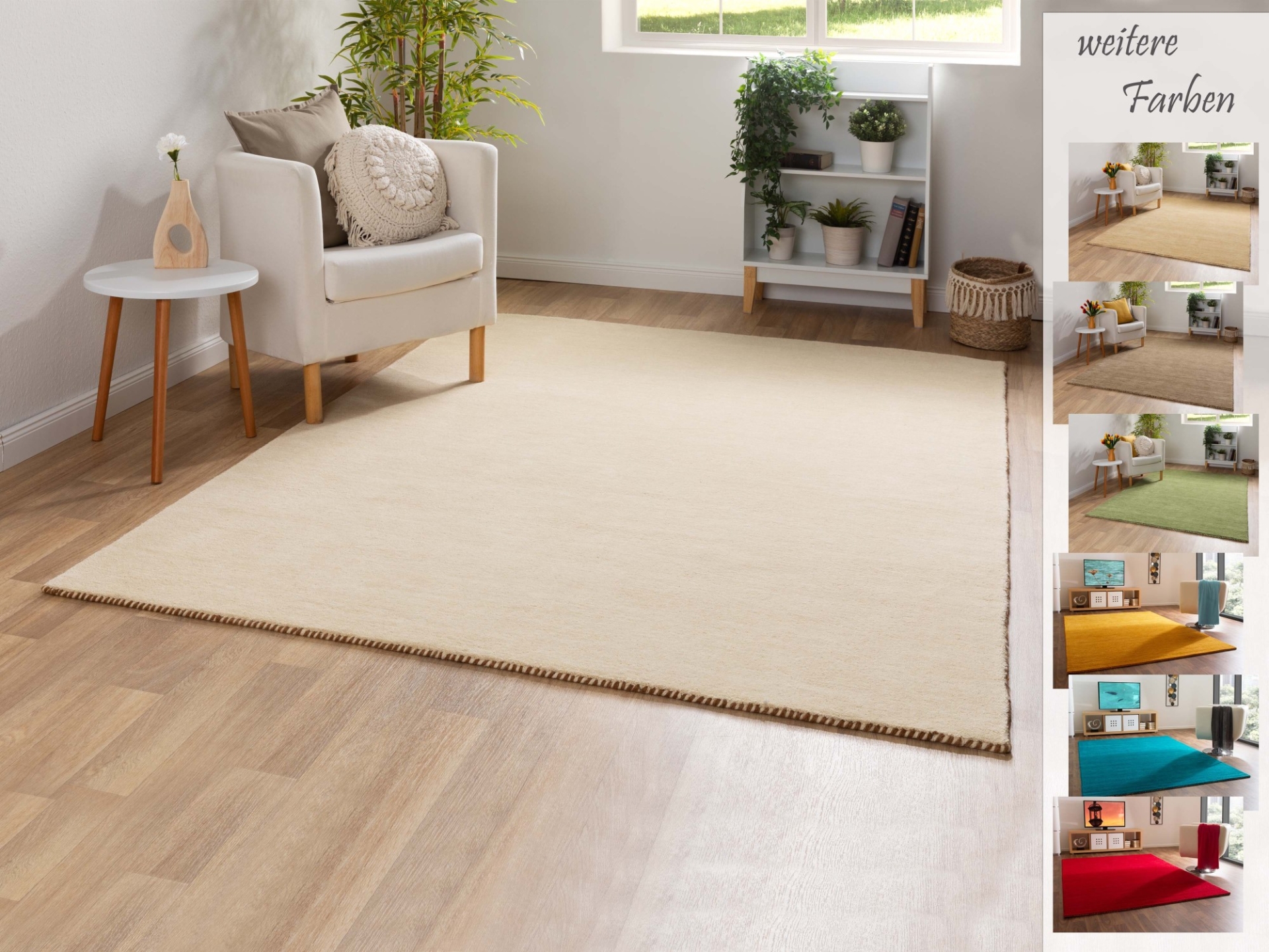 Gabbeh Teppich Nomade | Beige | 65x135 cm | 322685